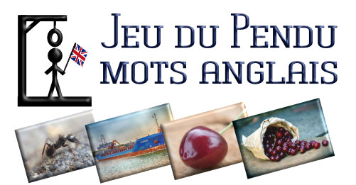 Jeu du pendu par image avec vocabulaire anglais